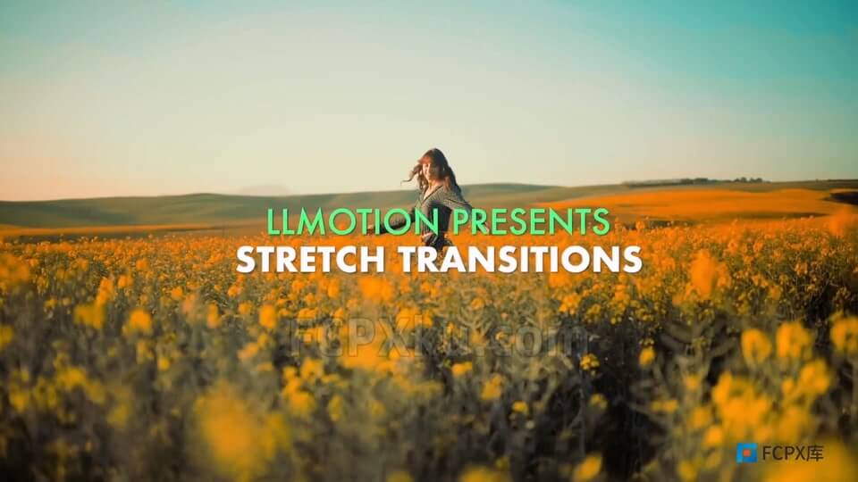 Stretch Transitions FCPX插件10组拉伸扭曲转场过渡_FCPX库