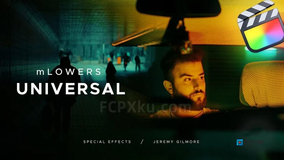 mLowers Universal FCPX插件71组现代简约字幕条标题动画预设_FCPX库