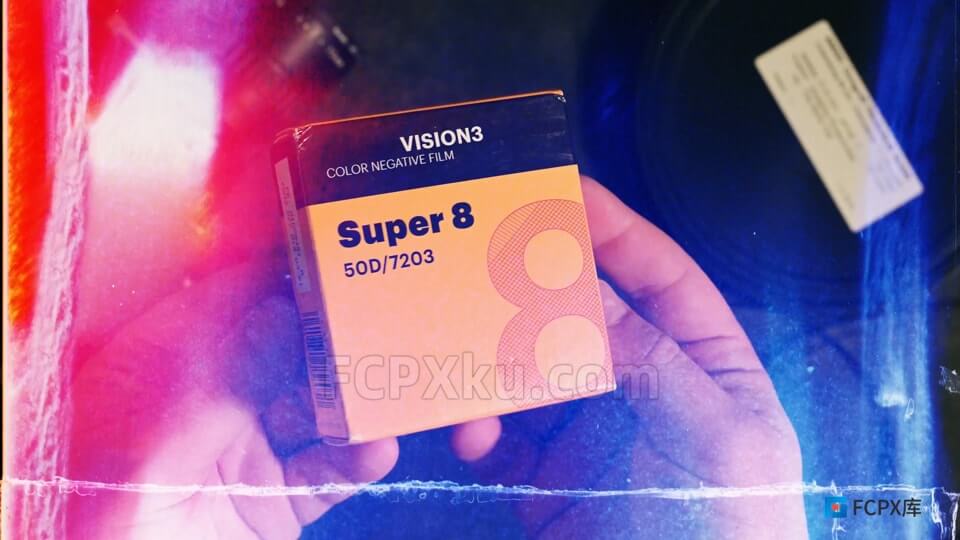 一键提升质感FCPX转场插件电影烧伤过渡Film Burns Package_FCPX库