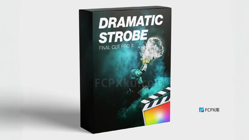Dramatic Strobe Effect FCPX插件25种戏剧性频闪闪光效果_FCPX库