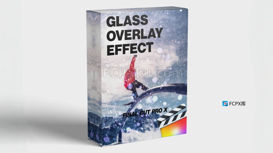 Glass Overlay Effects FCPX插件27种酷炫玻璃镜片反光叠加光效效果_FCPX库